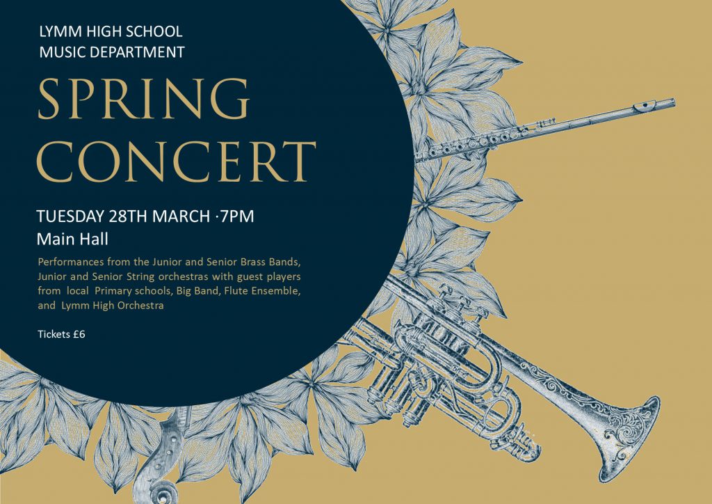 Spring Concert Poster – Lymm High School