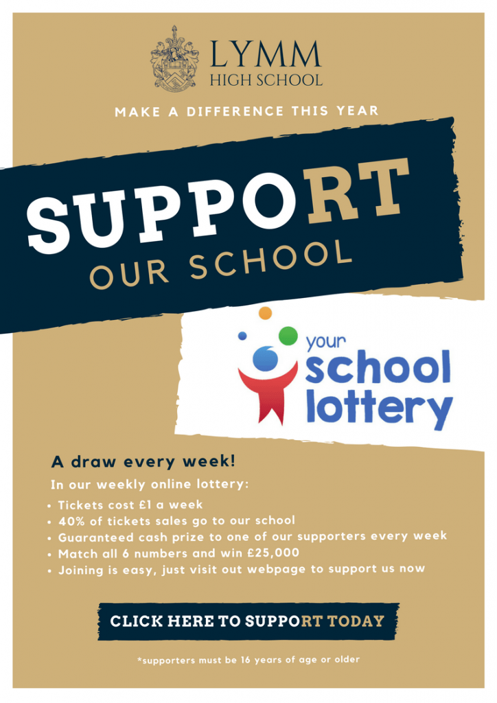 School Lottery – Poster1 – Lymm High School