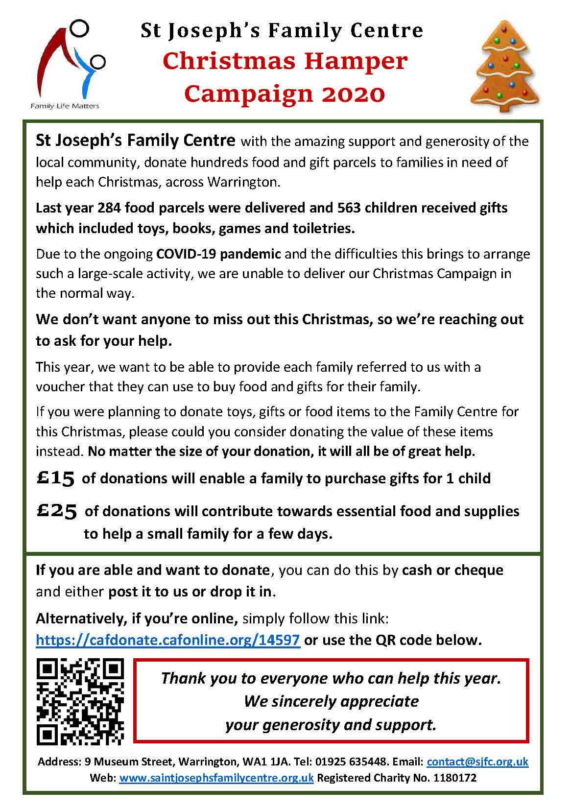 Christmas Hamper Campaign 2020 – Lymm High School