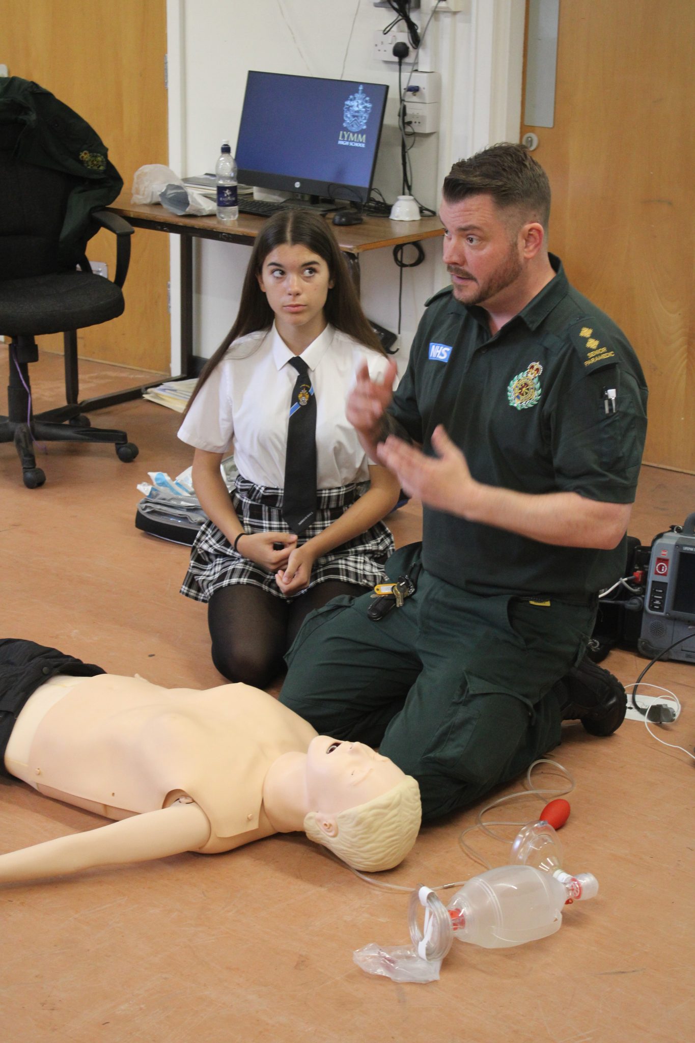 NHS Paramedic visit – Lymm High School